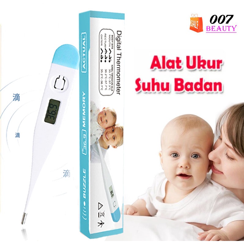 Jual Thermometer Digital Alat Pengukur Suhu Badan Tubuh Bayi Baby Anak ...