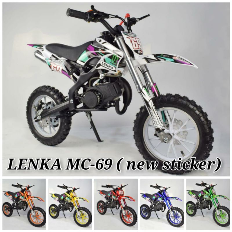 Jual MOTOR MEDIUM TRAIL LENKA 69 DAN PC 01 50CC MESIN 2 TAK~MOTOR MINI ...