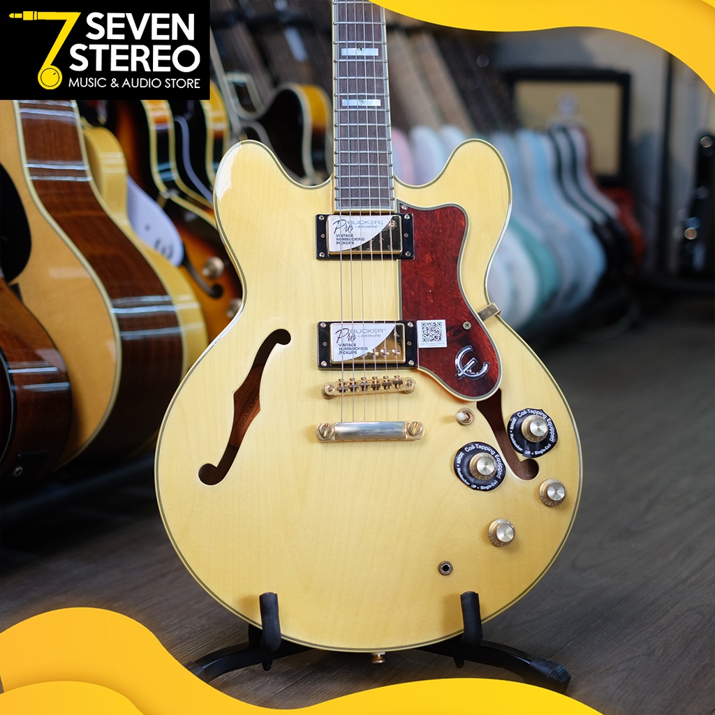 Jual Epiphone Sheraton-II PRO Electric Guitar Natural | Shopee Indonesia