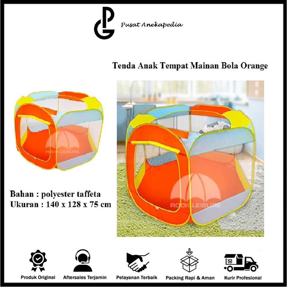 Jual Tenda anak segitiga - Tenda mandi bola - Import - Tenda anak ...