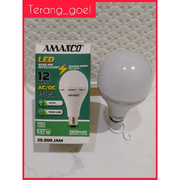 Jual LAMPU EMERGENCY LED 12 WATT PRIME AMASCO / AMASCO LAMPU LED ...