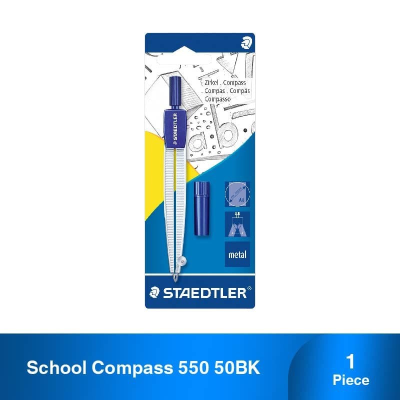 Jual Asaba Bandung - Staedtler School Compass 550 50BK Jangka | Shopee ...