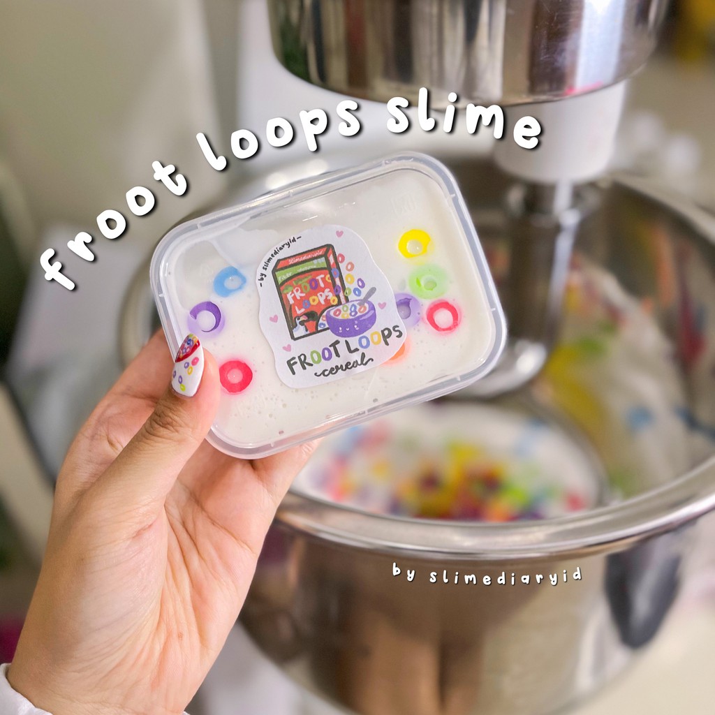 Jual froot loops slime 200 gr | Shopee Indonesia