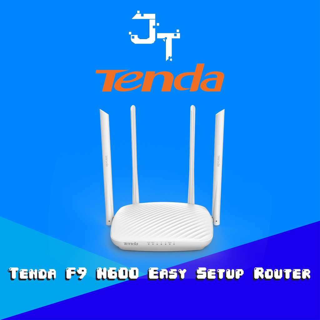 Jual Tenda F9 600M Whole-Home Coverage Wi-Fi Router | Shopee Indonesia