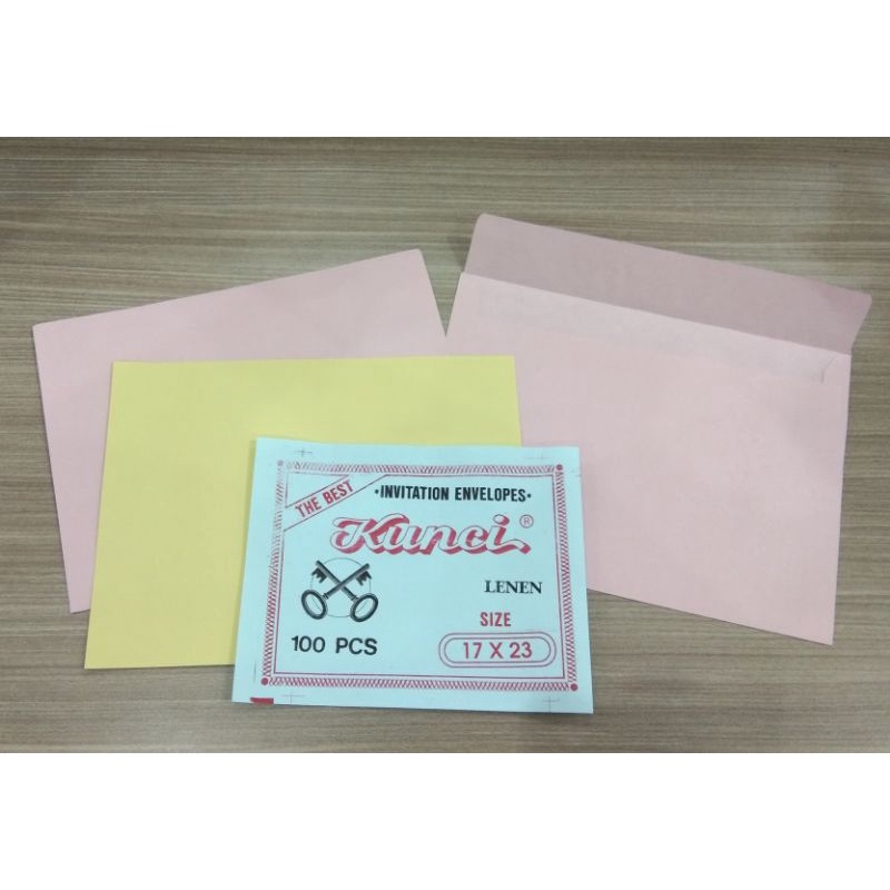 Jual Amplop Linen 17x23 Kunci isi 100pcs / amplop lenen/ amplop ...