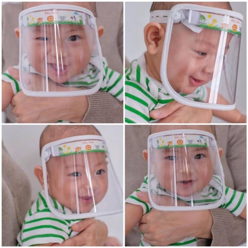 Jual Baby Face Shield Masker Baby Face Shield Baby | Shopee Indonesia