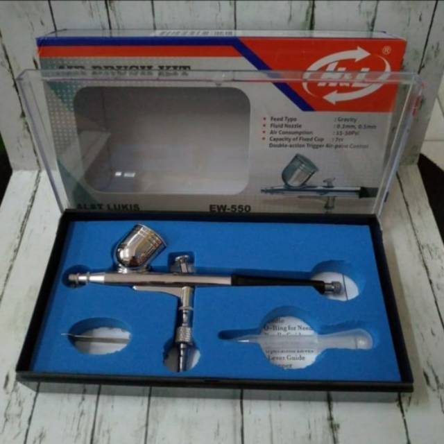 Jual Air Brush Kit Pen Paint Spray Gun Spet Lukis H&L Airbrush | Shopee ...