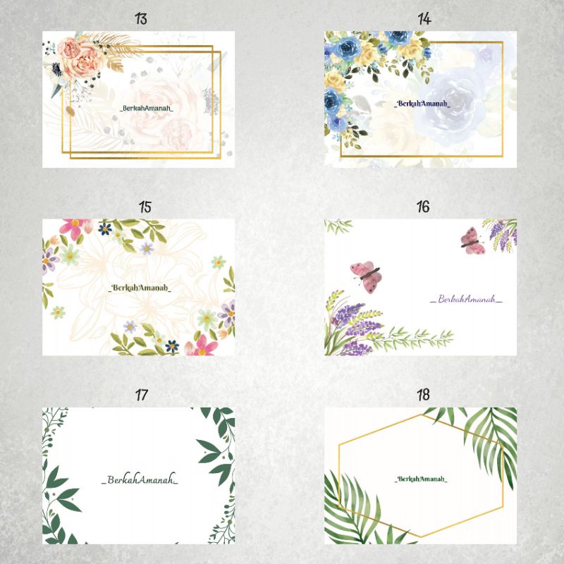 Jual Amplop custom motif bunga/amplop printing/amplop cetak/amplop ...