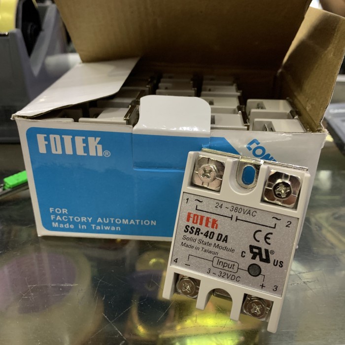 Jual SSR 40DA Fotek Solid State Relay 40 DA Ampere 40A | Shopee Indonesia