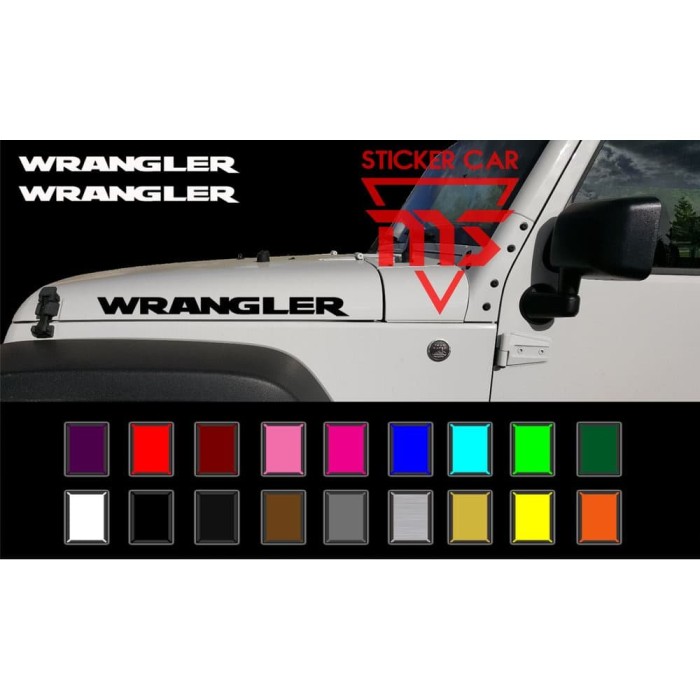 Jual STIKER STICKER CUTTING WRANGLER RUBICON JEEP PREMIUM Elegan ...