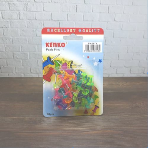 Jual SOS Push Pin KENKO PN-30(minimal 2) / Paku Kertas | Shopee Indonesia