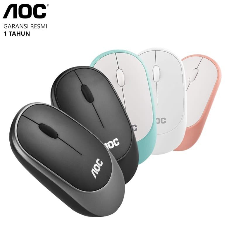 Jual Mouse Wireless Silent Click AOC MS310 Wireless Mouse | Shopee ...