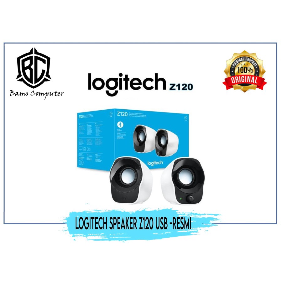 Jual LOGITECH SPEAKER Z120 USB - RESMI | Shopee Indonesia