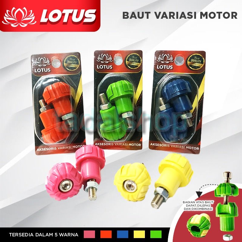 Jual BAUT VARIASI MOTOR/BAUT VARIASI/BAUT MONEL/BAUT M6 KUNCI L HARGA ...
