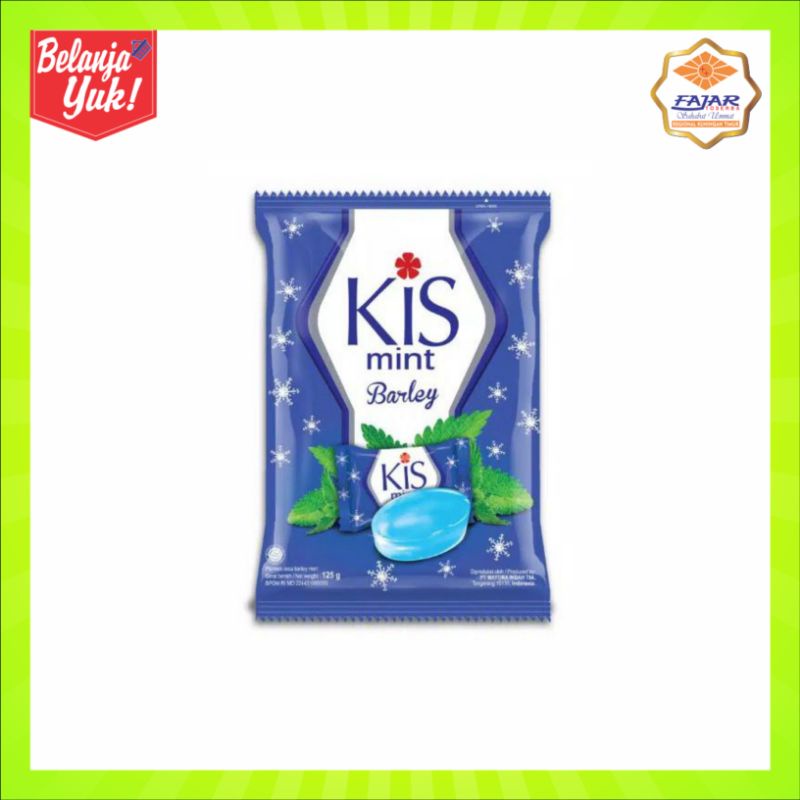 Jual Permen Kiss Mint Barley Candy Rasa Barley 125 gr | 1 pak isi 50 pcs | Shopee Indonesia