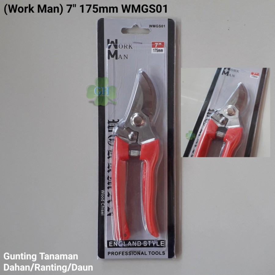 Jual Gunting Tanaman Pangkas Dahan Ranting Daun, Kebun Taman, Work Man ...