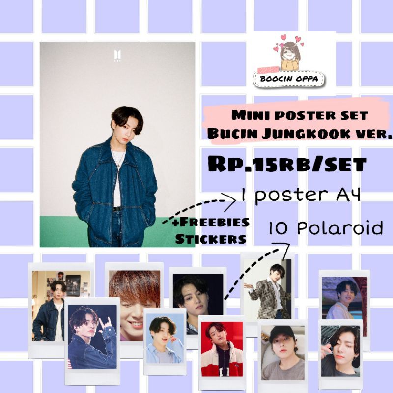 Jual Mini Poster Set Boocin Oppa | Shopee Indonesia