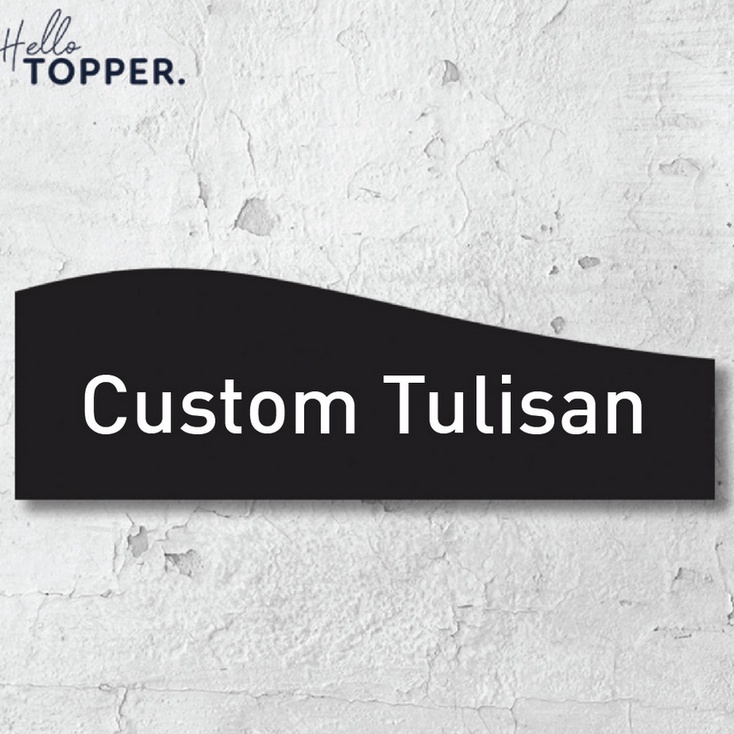 Jual Custom Tulisan Sign Board Ekslusif Print Signage Akrilik UV Print ...
