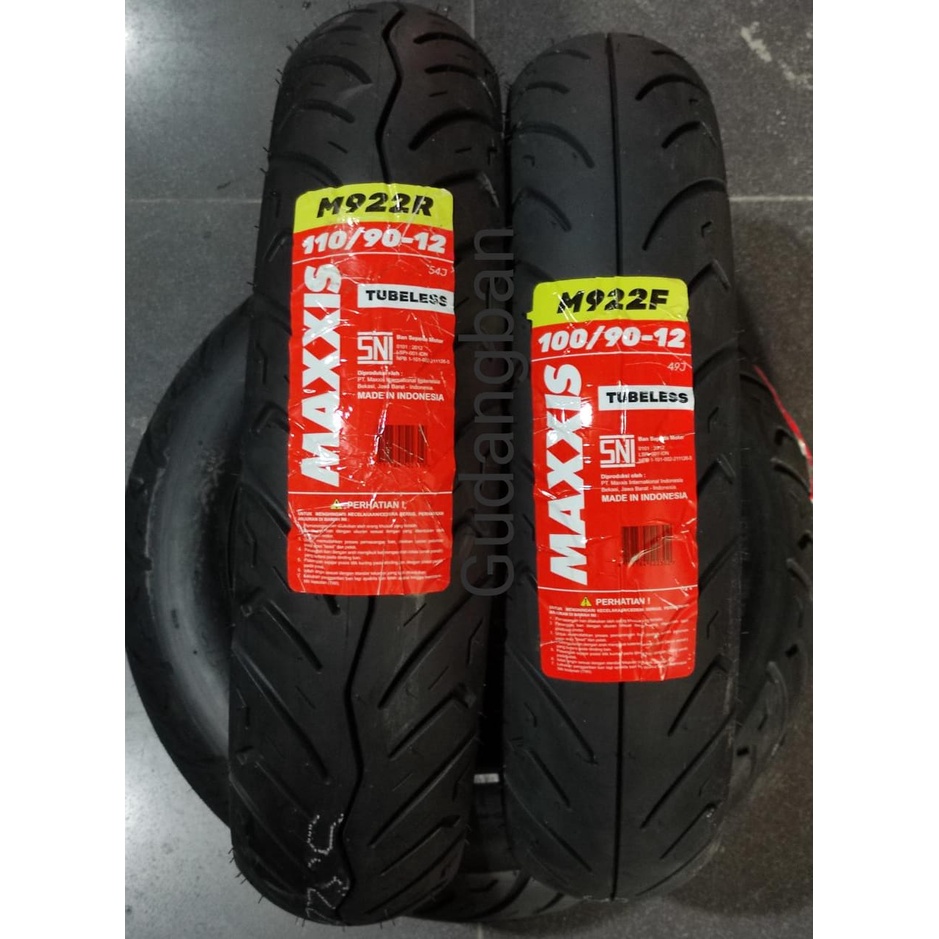 Jual SALE!!! 100 90 atau 110 90 12 Scoopy RING 12 ( MAXXIS M922 /FDR ...
