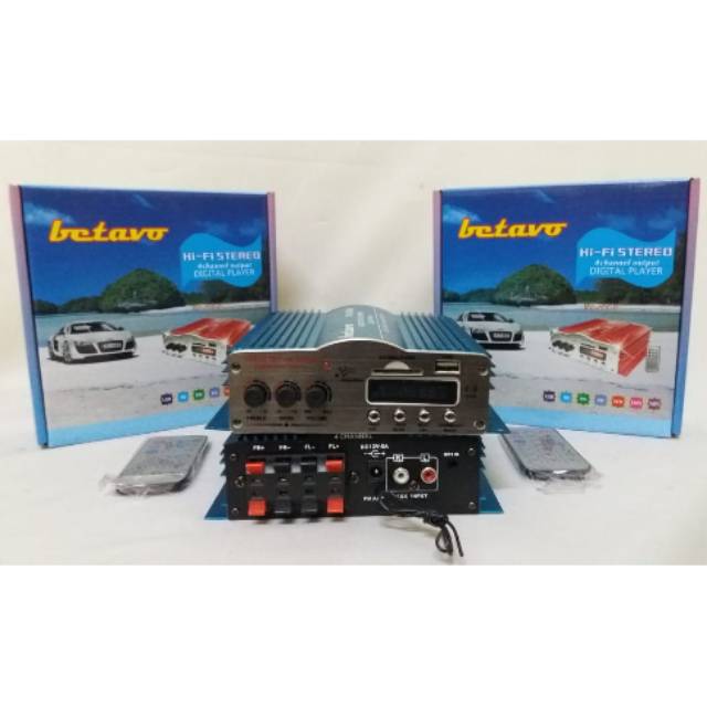 Jual Ampli mini mobil Betavo MA-200 USB Power Amplifier | Shopee Indonesia