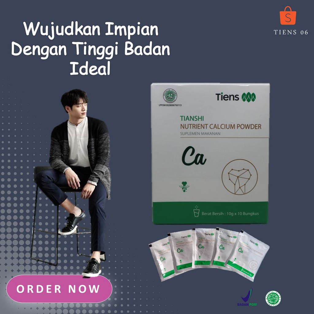 Jual Susu Kalsium Peninggi Badan Susu Nutrient High Tiens Susu Kalsium ...