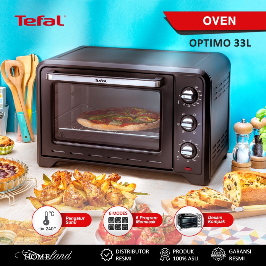 Jual Tefal Optimo 19L OF444 - Oven Listrik / Electric Oven | Shopee Indonesia