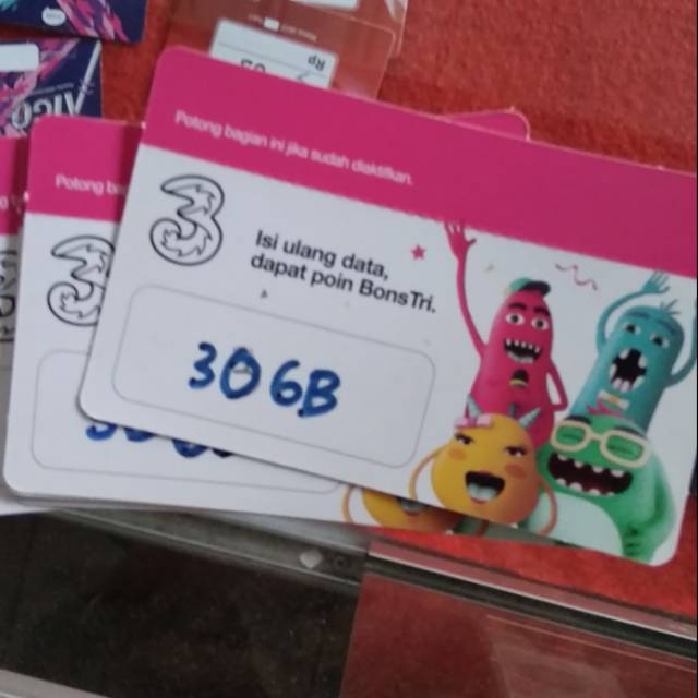 Jual Voucher 3 AON total 30 GB | Shopee Indonesia