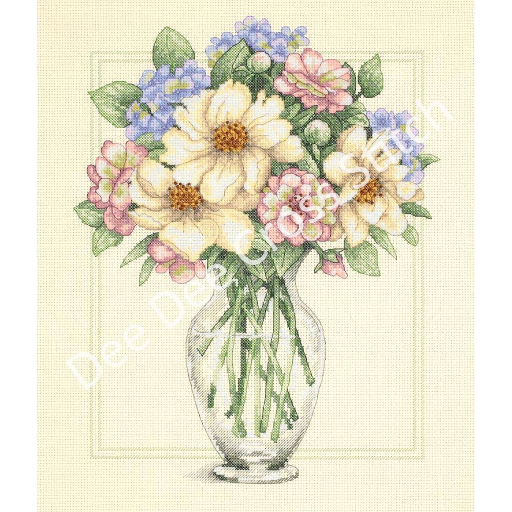 Jual Paket Kristik Original / Asli Dimensions 35228 Flowers In Tall ...