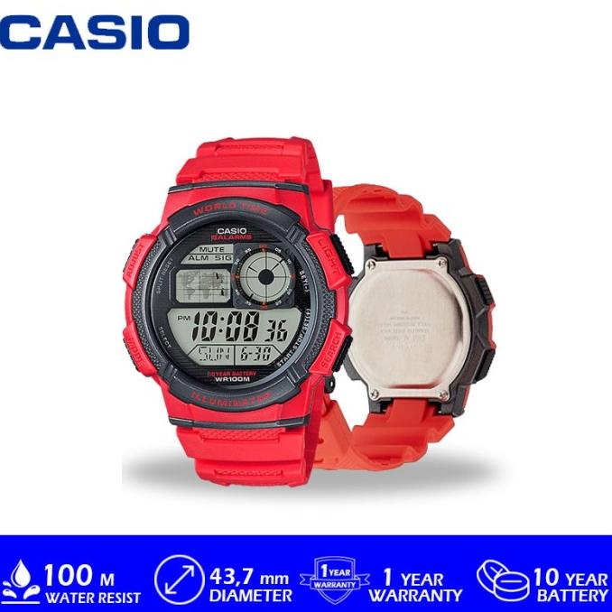 Jual RECOMENDED CASIO GENERAL AE-1000W-4AVDF / AE1000W4AVDF / AE-1000W ORIGINAL | Shopee Indonesia