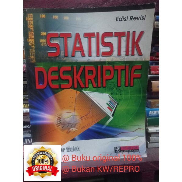 Jual buku statistik deskriptif. samsubar saleh. original 100% | Shopee Indonesia
