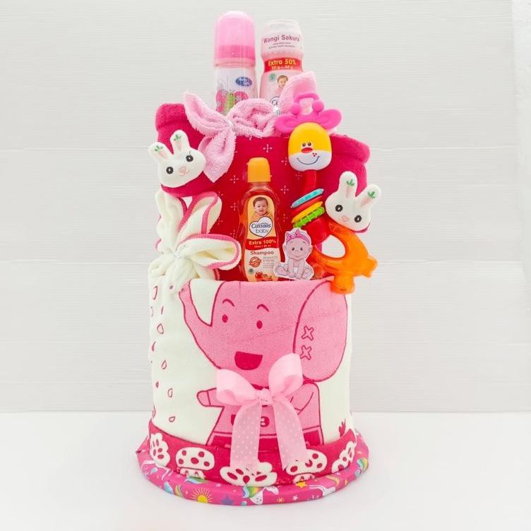 Jual PARCEL BAYI (INBOX DULU UNTUK PILIH MOTIF) COWOK CEWEK CAKE (KODE ...
