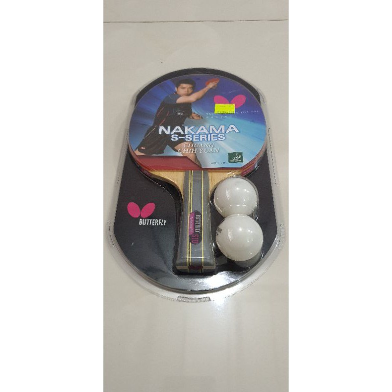 Jual Bat Ping Pong / Bet Tenis Meja Butterfly Nakama S-10 ORIGINAL | Shopee Indonesia