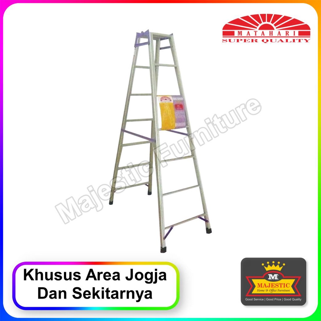 Jual Tangga Aluminium Matahari 1,5m - 3m - Jogja | Shopee Indonesia