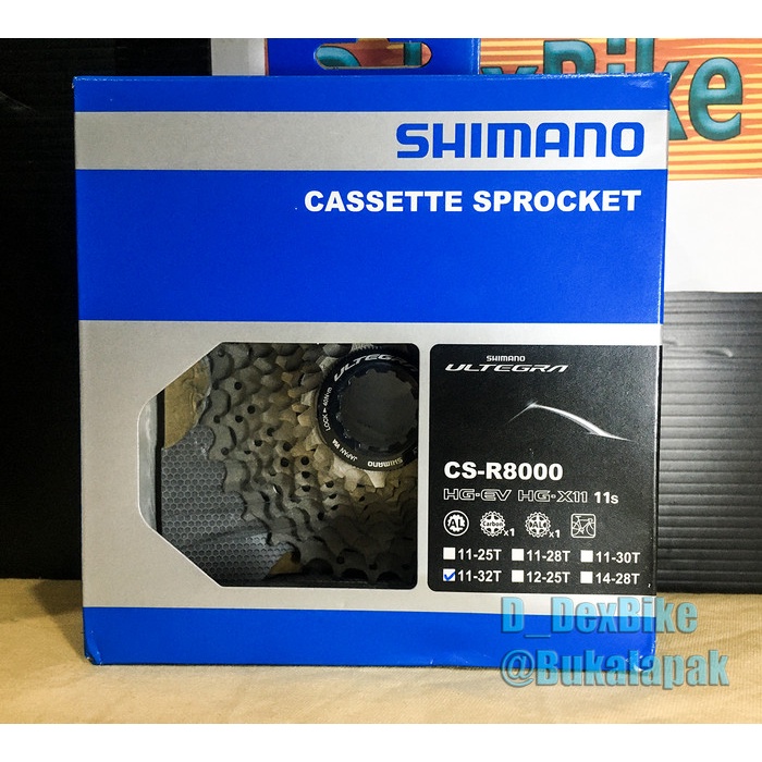 Jual Shimano Ultegra Cs - R8000 11 Speed Cassette Sprocket 11-32 Bnib ...