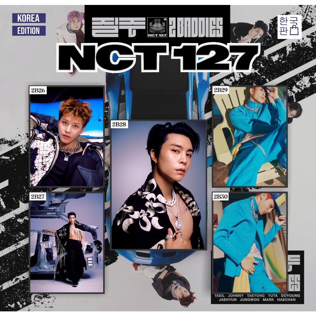 Jual Poster NCT 127 2 Baddies Kpop Jungwoo Mark Doyoung Part 2 | Shopee Indonesia