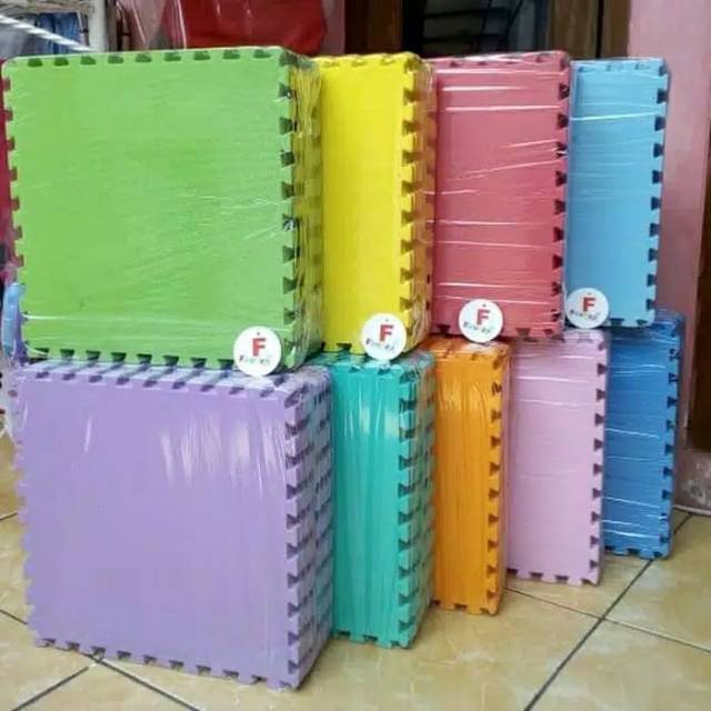 Jual Evamate matras/matras puzzle/tikar bongkar pasang polos 30x30x01 ...