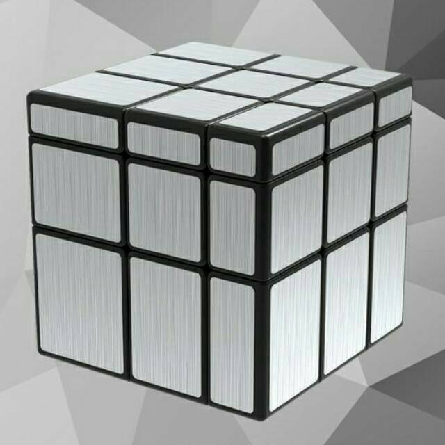 Jual Cube Puzzle Mirror 3x3 Silver Black Base Magic Cube | Shopee Indonesia