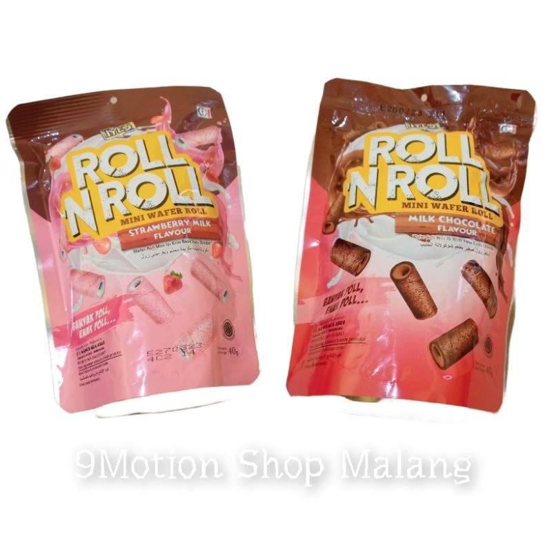 Jual IYES ROLL N ROLL Mini wafer roll Strawberry Milk Cookie n Cream ...