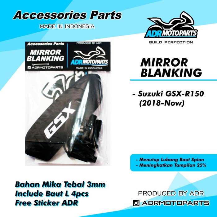 Jual Mirror Blanking Gsx R150 Logo Gsx | Shopee Indonesia