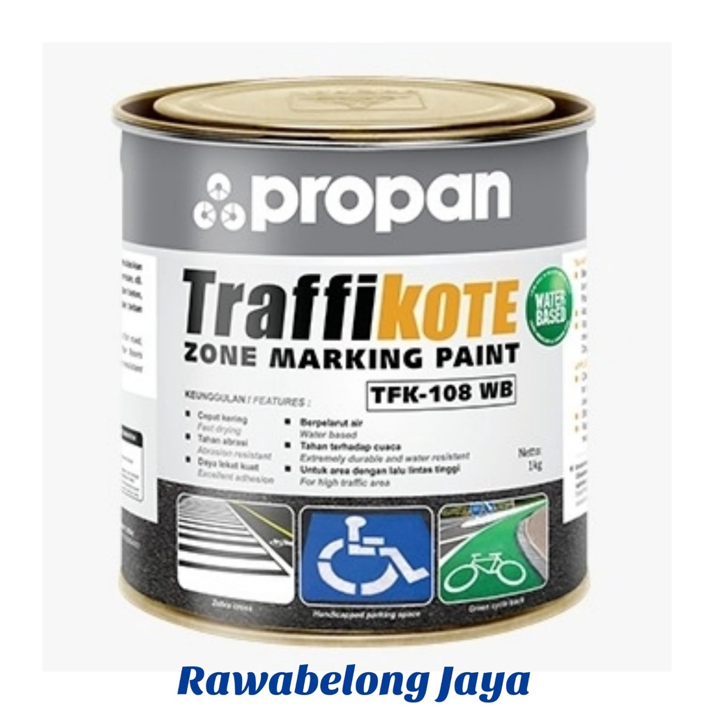 Jual KARGO!! PROPAN - CAT MARKA JALAN TRAFFIKOTE 108 WB PAIL - 20 KG ...