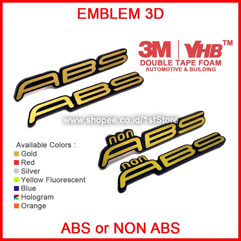 Jual EMBLEM 3D ABS OR NON ABS LOGO TIMBUL YAMAHA NMAX AEROX XMAX LEXI ...