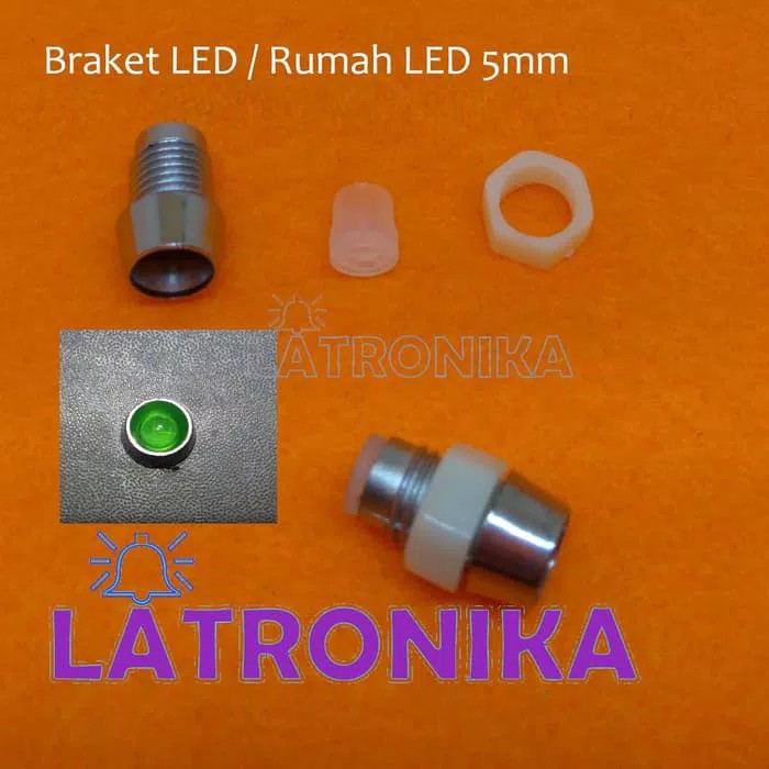 Jual Rumah Led 5mm Soket Led Sarang Led 5 mmTempat Led braket Housing ...