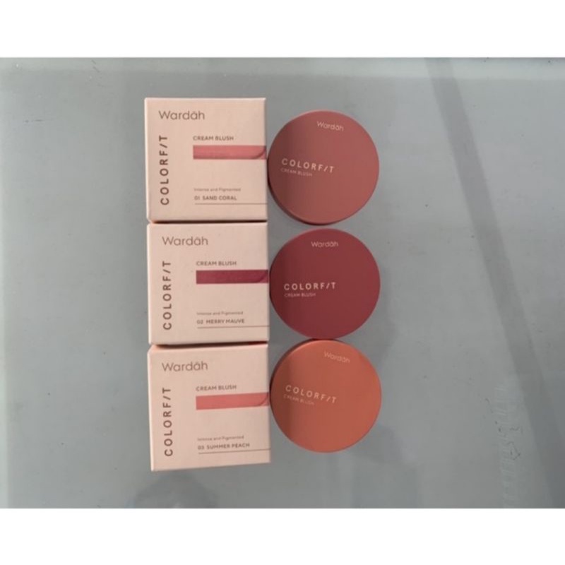 Jual wardah color fit cream blush All varian warna 3g | Shopee Indonesia