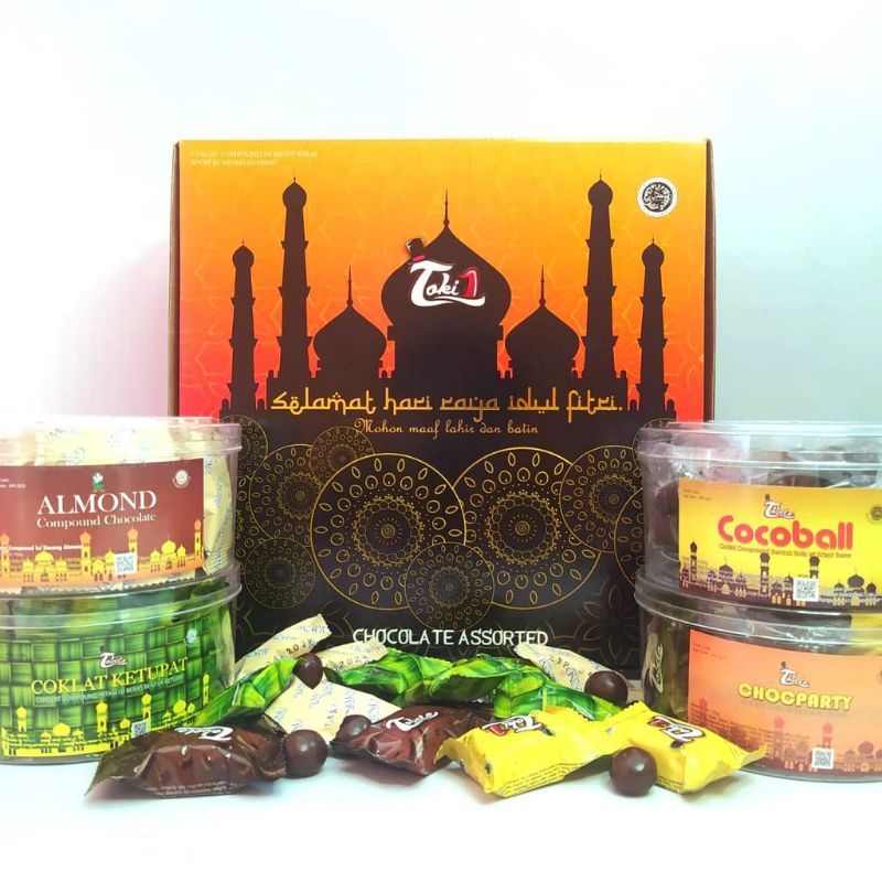 Jual Tobelo Chocolate Assorted ~ Parcel Lebaran ~ Toples Bulat dan ...