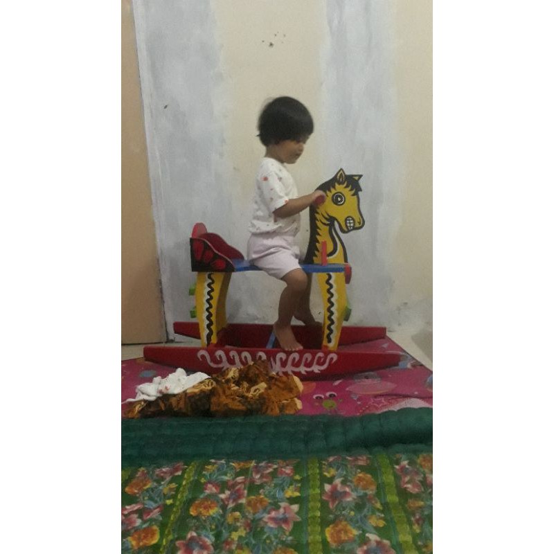 Jual kuda kudaan kayu anak TK mainan | Shopee Indonesia
