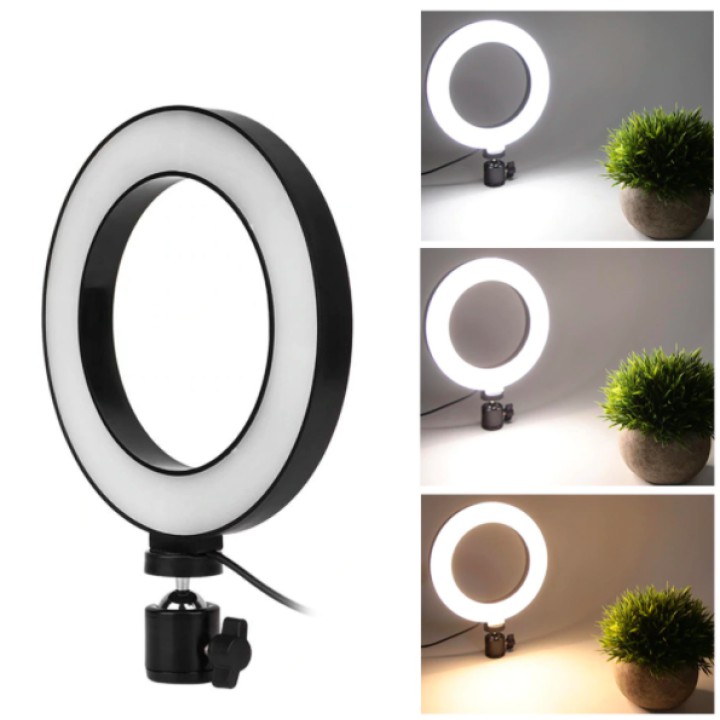 Jual Lampu Halo Ring Light Kamera 8W 6 Inch 15cm Tiktok Vlogger Video ...
