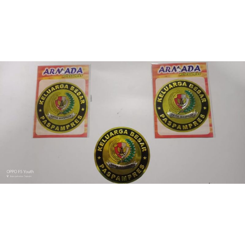 Jual Stiker Kilap kaca Keluarga P3 | Stiker motor P3 | Stiker Mobil p3 ...