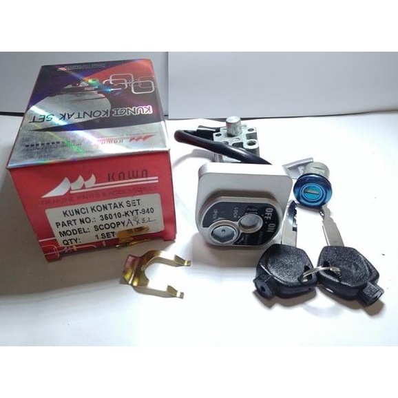 Jual Kunci Kontak Scoopy Lama Set Jok Kawa Good Quality Besi Tebal ...