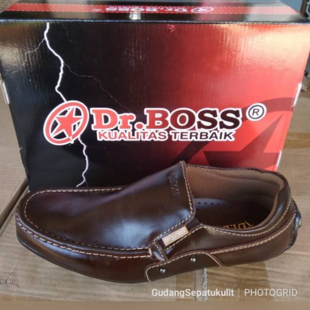 Jual Pantovel Pria Dr Boss Sepatu Kulit Asli | Shopee Indonesia