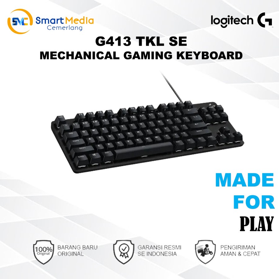 Jual Logitech G413 TKL SE Keyboard Gaming TKL Mechanical Tactile Backlit | Shopee Indonesia